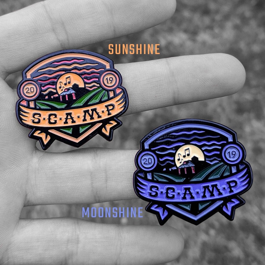 SCAMP Summer Camp 2019 Inspired Hat Pin LIMITEDEDITION Heady - Etsy