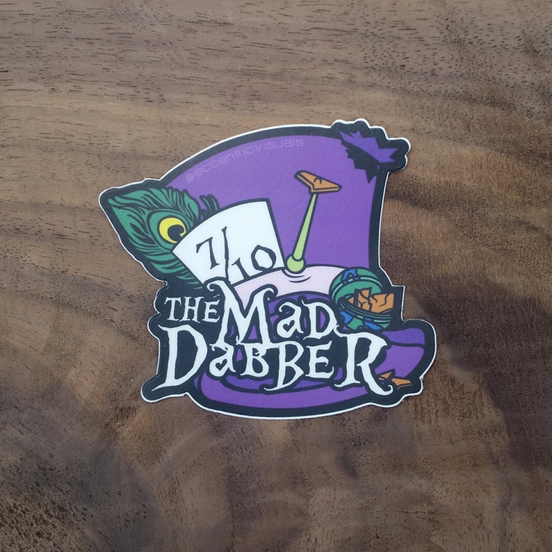 Mad Dabber Weed Stickers by : Eccentric Visuals - Etsy
