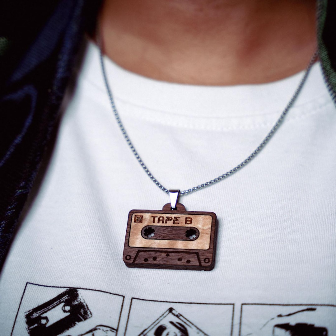 Tape B Pendant - Tape B Inspired Hardwood Inlay Pendant | Edm | Dubstep ...