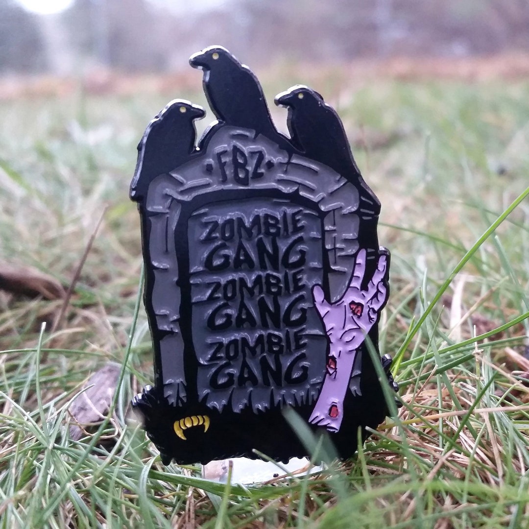 Zombie GANG Headstone Hat Pin *LIMITEDEDITION* Heady Hat Pins by ...