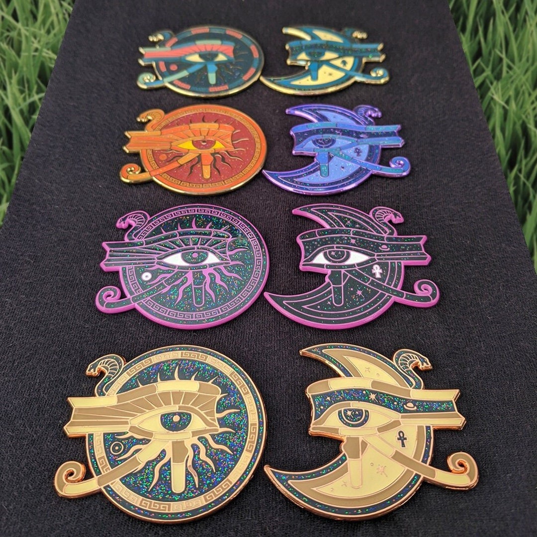 Eye of Ra / Eye of Horus Hat Pin Set *LIMITEDEDITION* Heady Hat Pins by ...