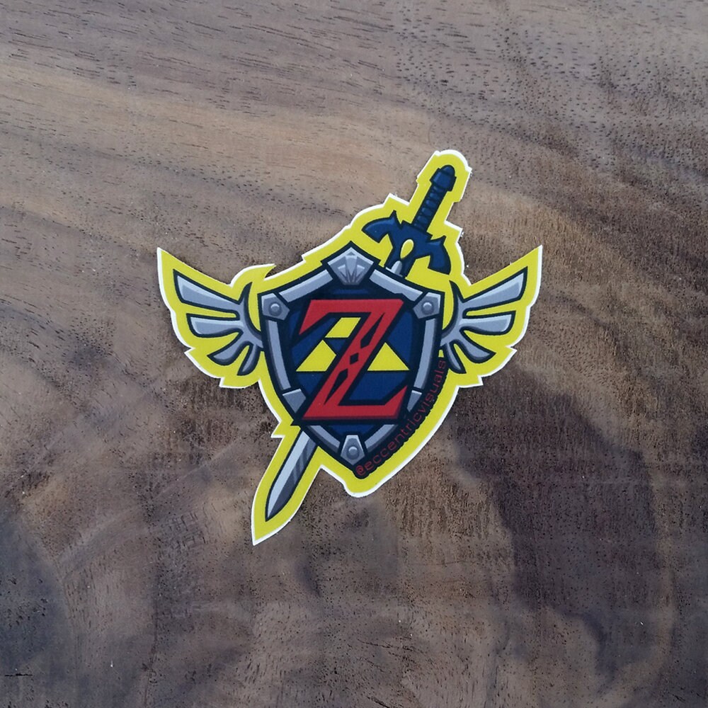 Legend of Zelda Stickers by : Eccentric Visuals - Etsy