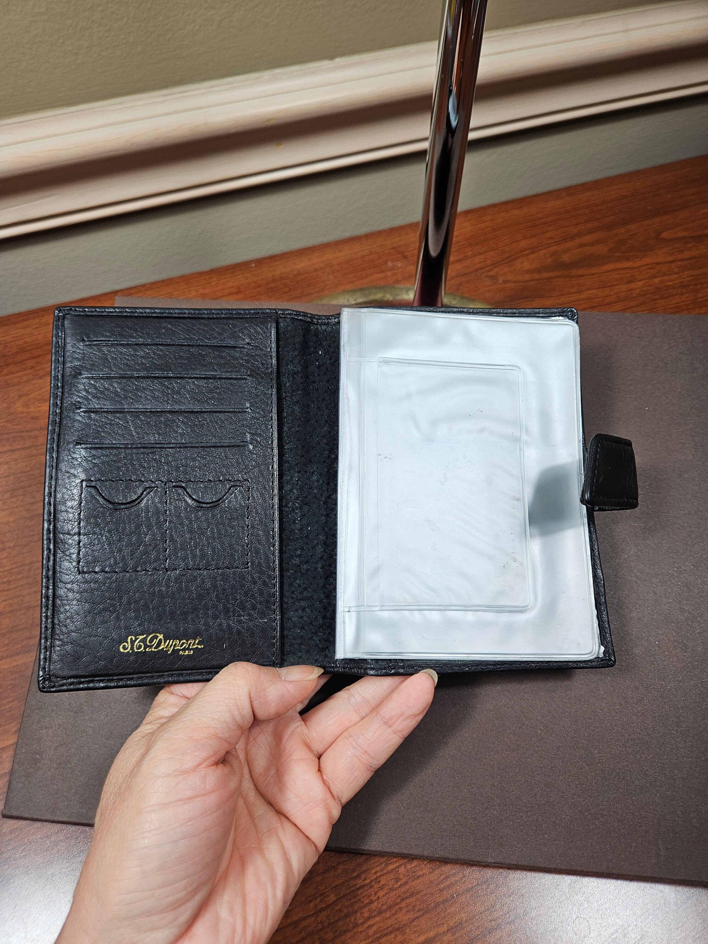 Auth S.t.dupont Paris Genuine Leather Men Wallet - Etsy