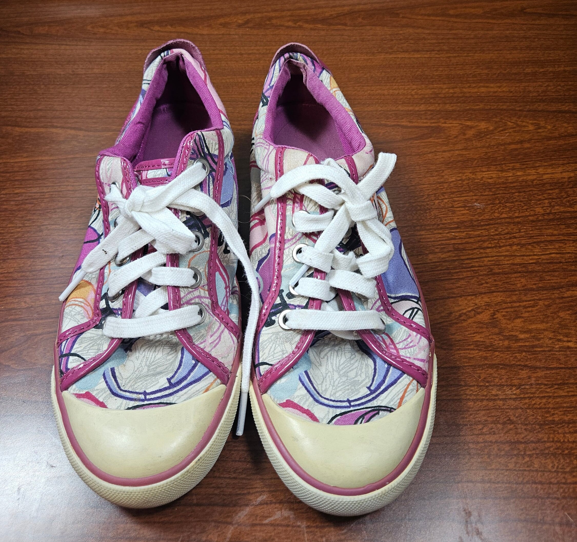 Coach Signature Multicolor Sneakers Shoes US Size 7.5 B - Etsy