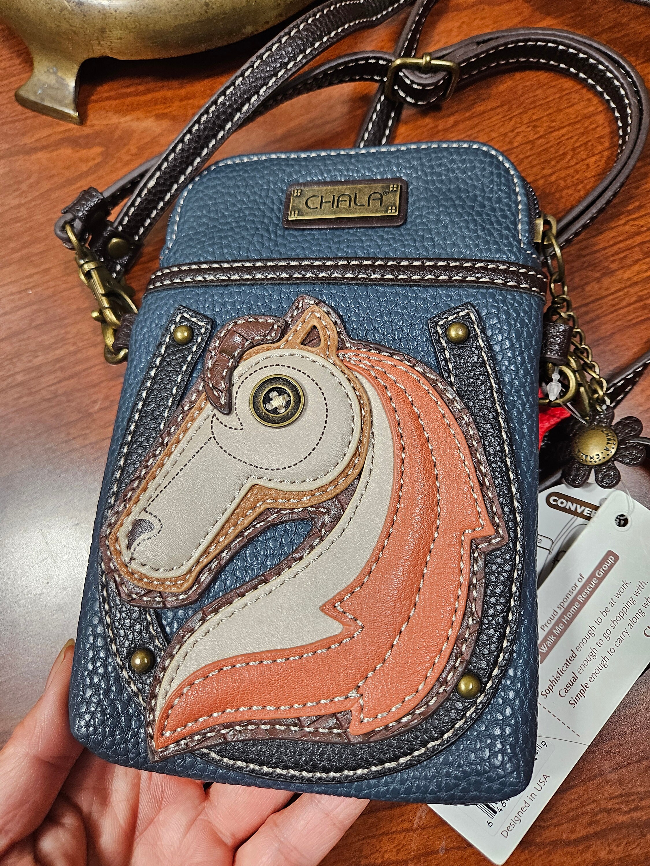 New With Tags Chala Stitching Horse Leather Cross Body Bag - Etsy