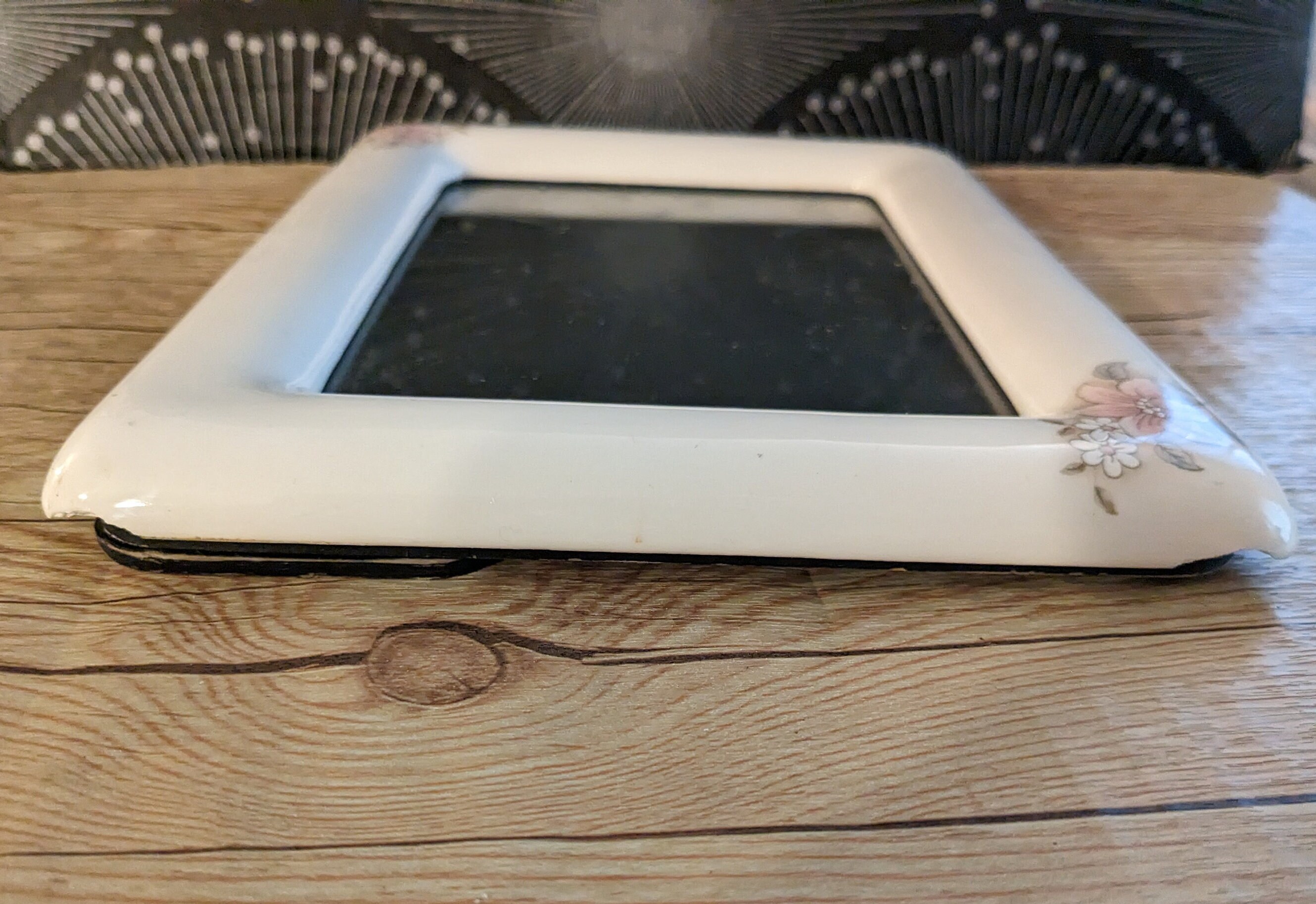 Vintage Square Floral Ceramic Photo Frame 4.5x 6.5 - Etsy