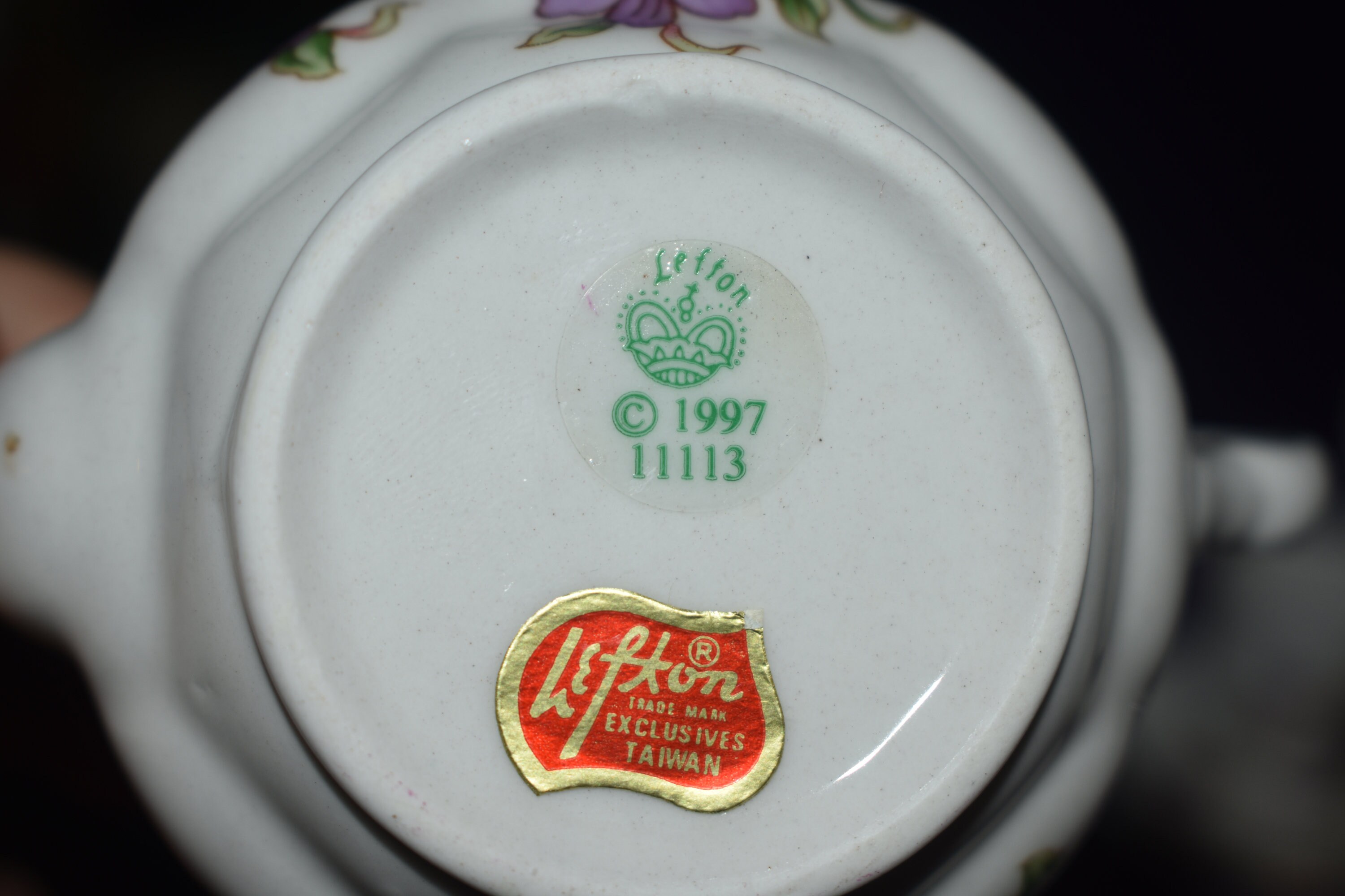 Vintage LEFTON 11113 China Miniature Tea Set 1997 Rare Pattern - Etsy