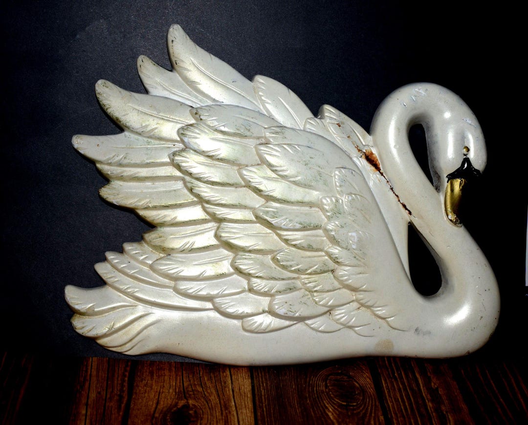 Mid Century 1968 Miller Studio Chalkware SWAN - as Is - Etsy