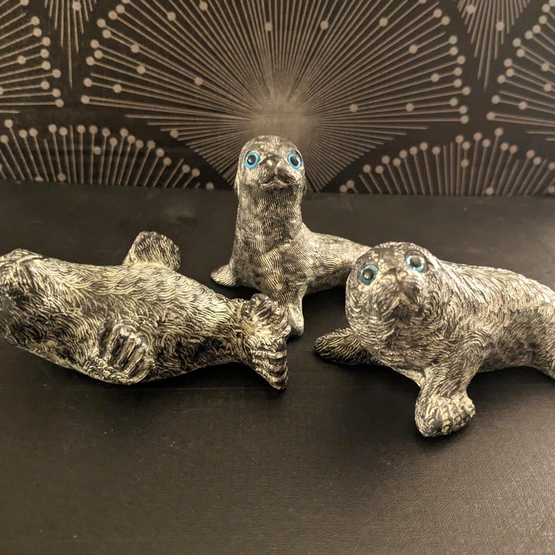 Seal Inuit Soapstone - Etsy