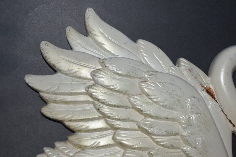 Vintage 1968 Miller Studio Chalkware SWAN as Is - Etsy