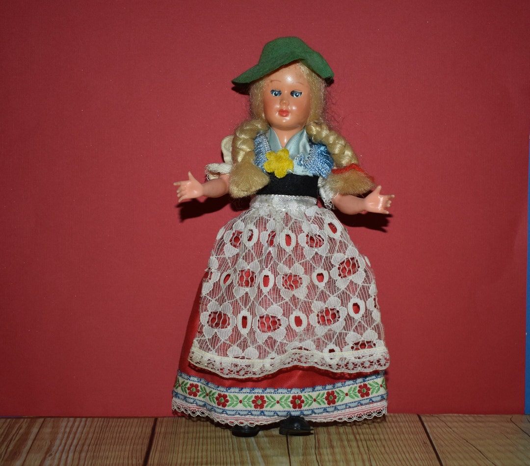 Vintage MQ Michael Querzola Heidi Doll Made in ITALY - Mid Century - Etsy