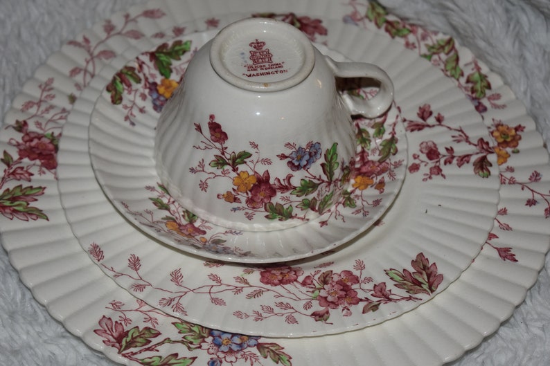 Vintage 1940's Booths China England Silicon China washington Dinner ...