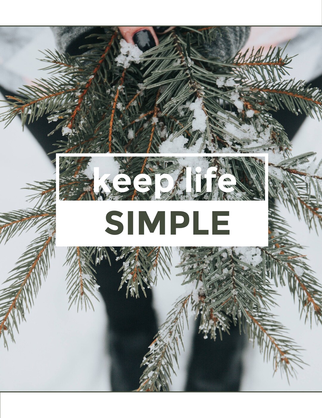 Keep Life Simple *printable* - Etsy
