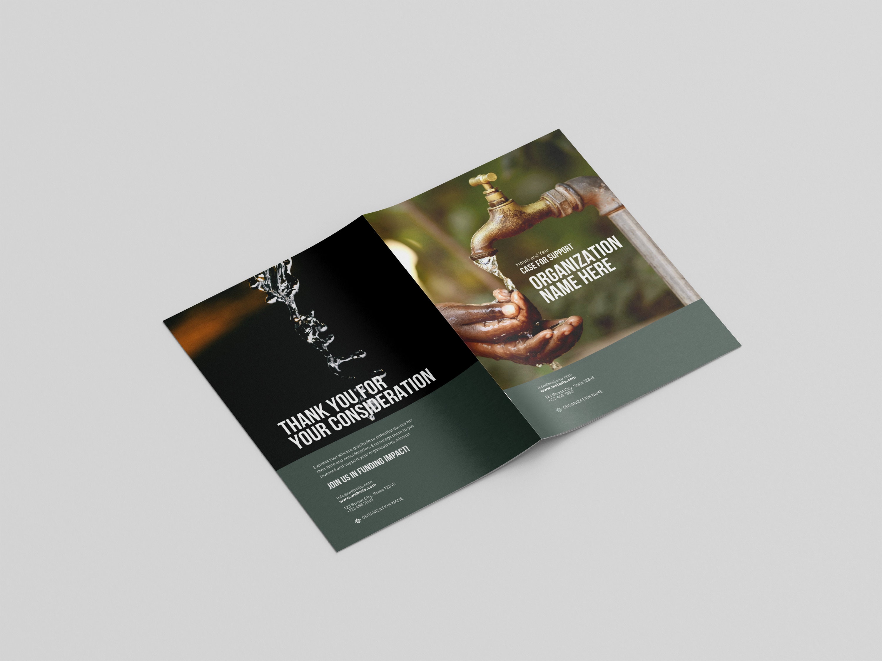 Nonprofit Case for Support Template | Fundraising Proposal | Charity ...