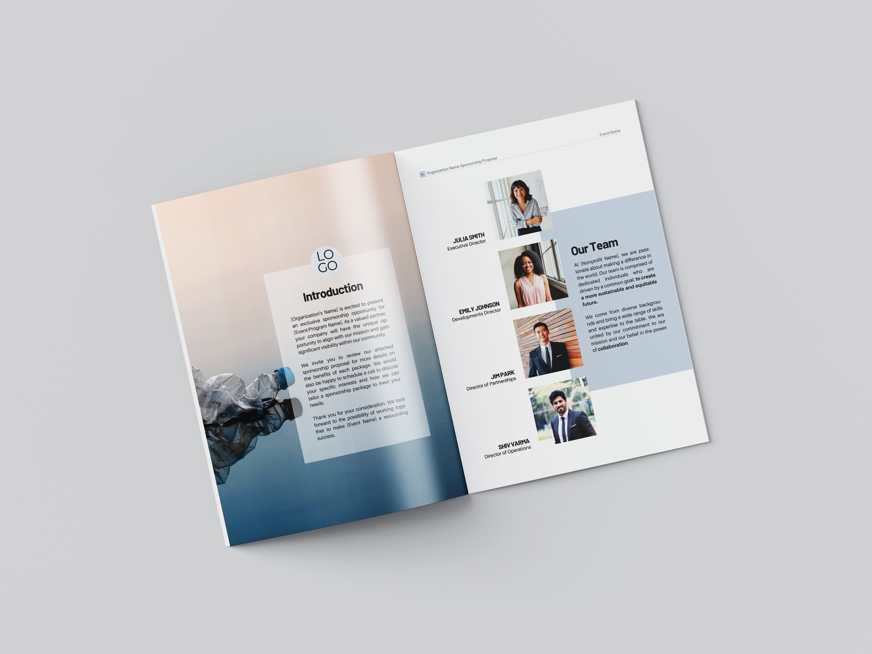 Sponsorship Proposal Template Nonprofit Event Sponsorship Fundraising ...