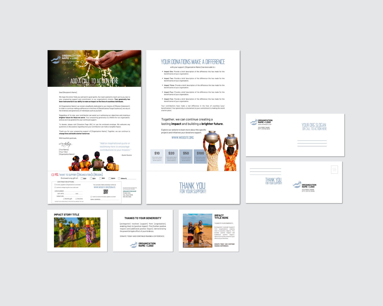 Direct Mail Campaign Kit for Nonprofits & Charities | Solicitation ...
