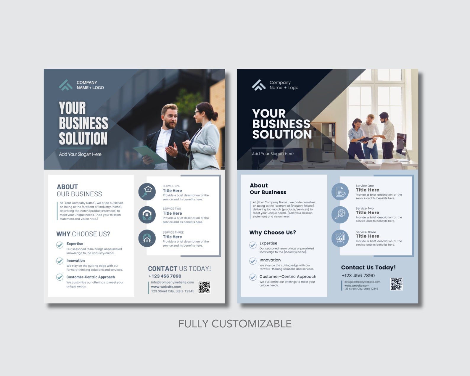 Corporate One-pager Template | Business Summary Page | Corporate ...