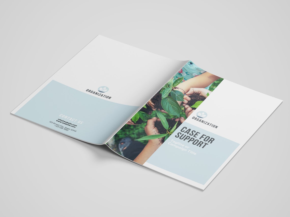 Nonprofit Case for Support Template | Fundraising Proposal | Charity ...