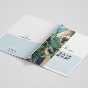 Nonprofit Case for Support Template | Fundraising Proposal | Charity ...