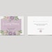 In Memory of Donation Card | Memorial Gift Acknowledgement Card ...