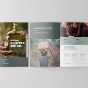 Nonprofit Case for Support Template | Fundraising Proposal | Charity ...