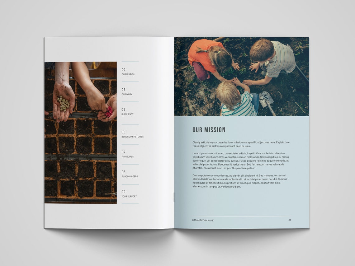 Nonprofit Case for Support Template | Fundraising Proposal | Charity ...