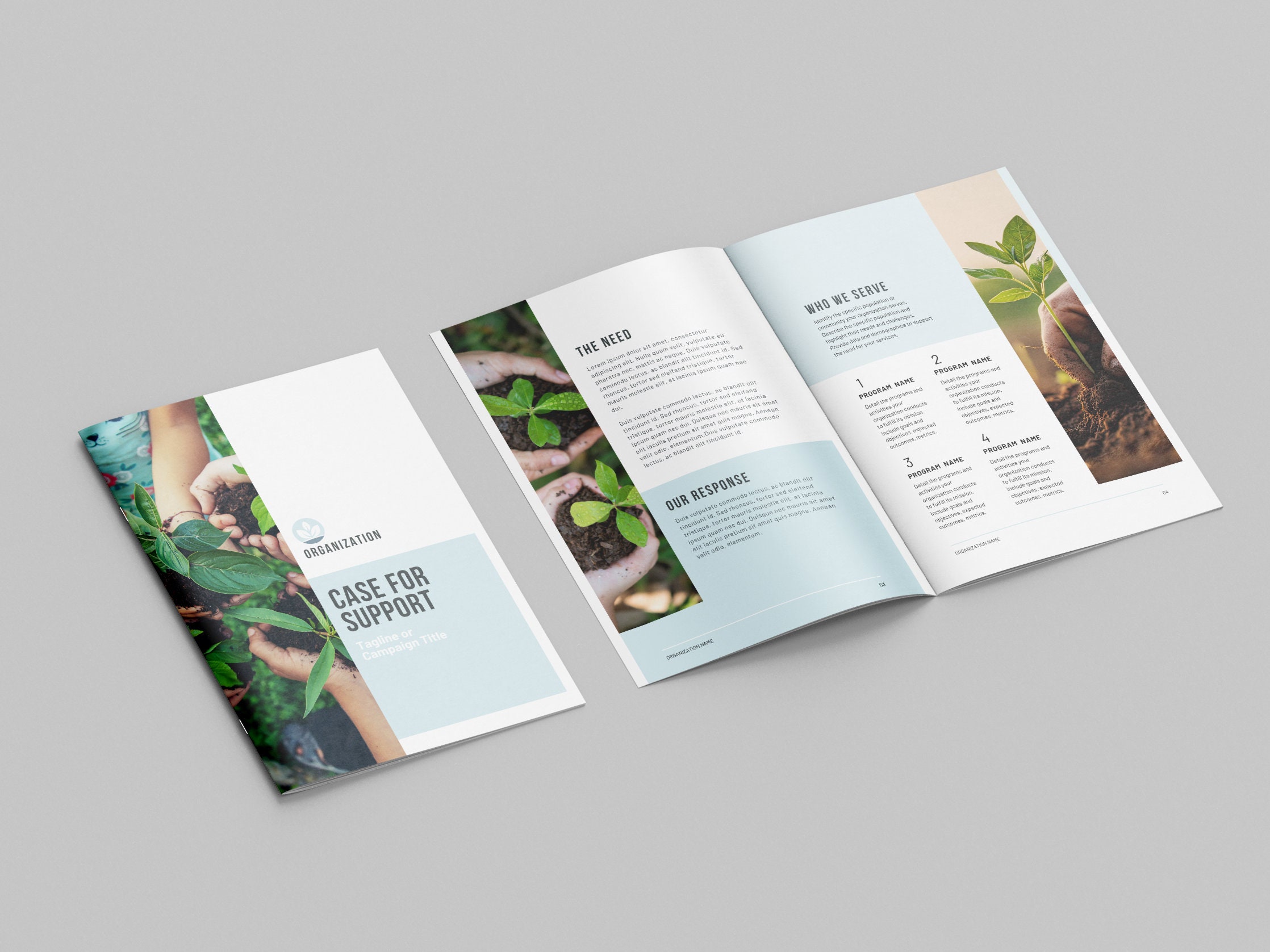 Nonprofit Case for Support Template | Fundraising Proposal | Charity ...