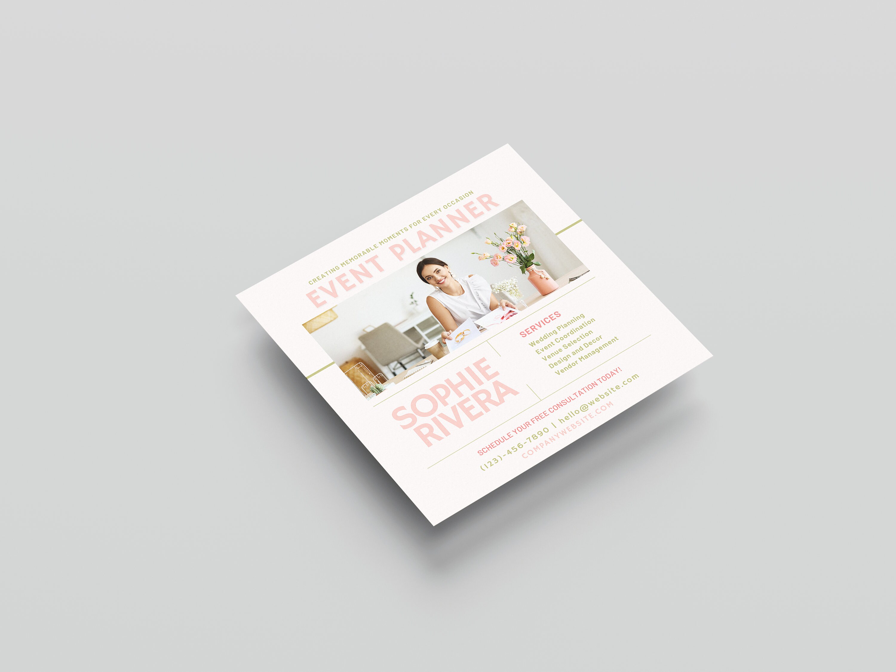 Event Planner Business Flyer Template | Wedding Planner | Event ...