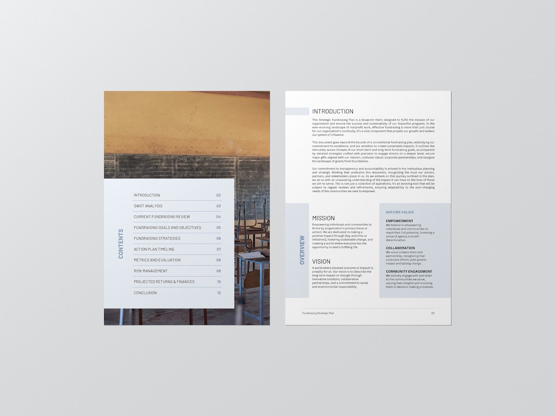 Nonprofit Fundraising Strategic Plan Template - Strategic Guide for ...