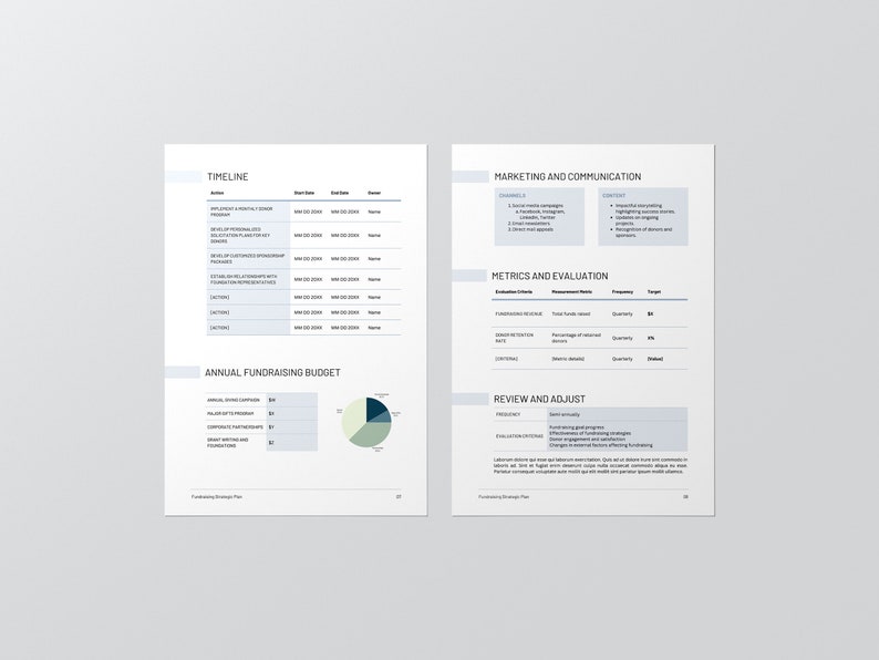 Nonprofit Fundraising Strategic Plan Template - Strategic Guide for ...
