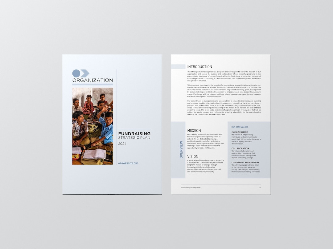 Nonprofit Fundraising Strategic Plan Template - Strategic Guide for ...