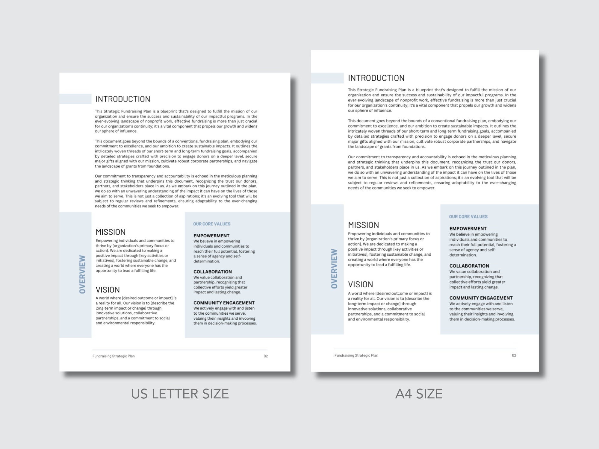 Nonprofit Fundraising Strategic Plan Template - Strategic Guide for ...