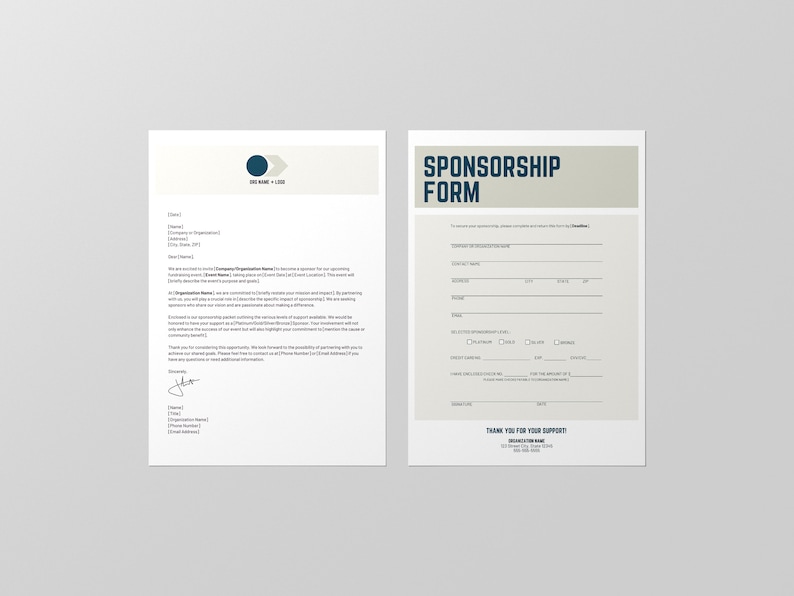 Event Sponsorship Packet Template | Canva Nonprofit Fundraiser ...