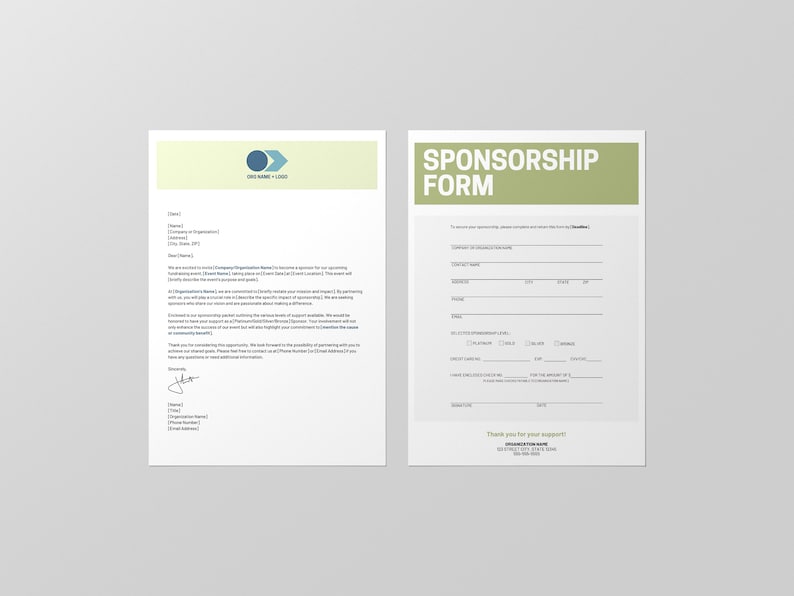 Event Sponsorship Packet Template | Canva Nonprofit Fundraiser ...