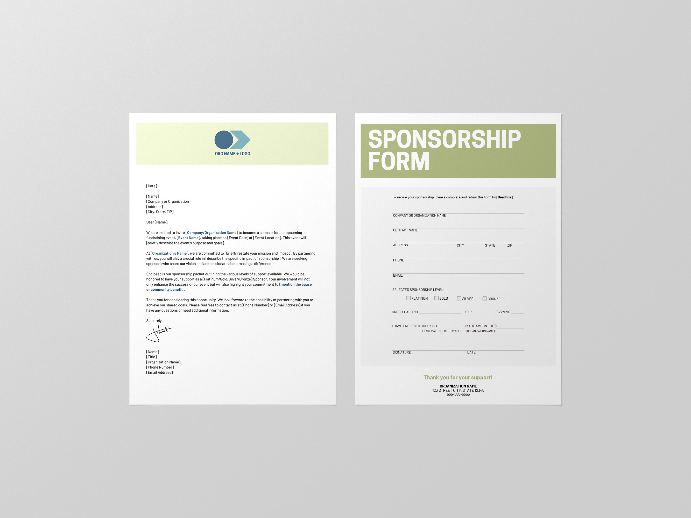 Event Sponsorship Packet Template | Canva Nonprofit Fundraiser ...