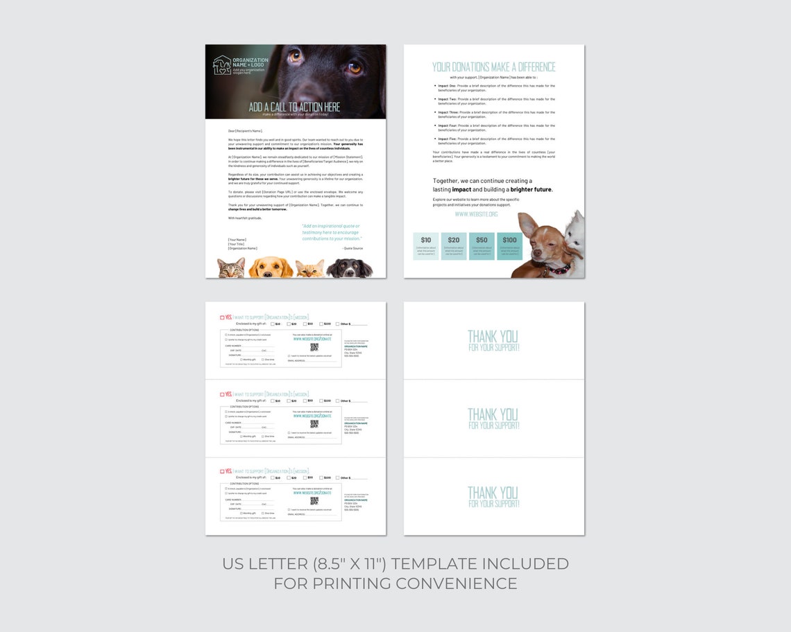 Direct Mail Campaign Kit for Nonprofits & Charities | Solicitation ...