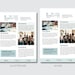 One Page Newsletter Template | Organization Business Newsletter ...