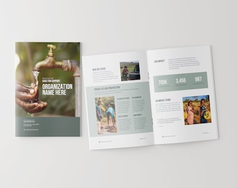 Nonprofit Case for Support Template | Fundraising Proposal | Charity ...