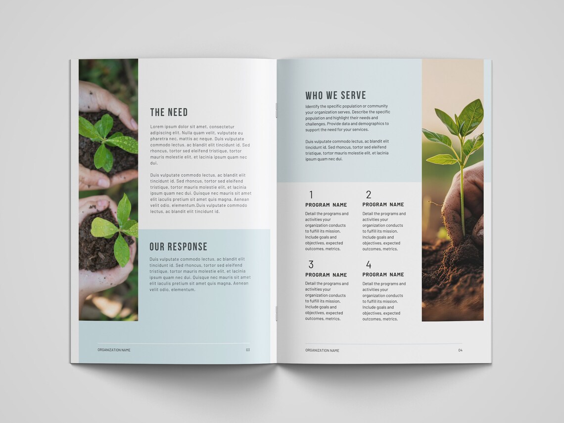 Nonprofit Case for Support Template | Fundraising Proposal | Charity ...