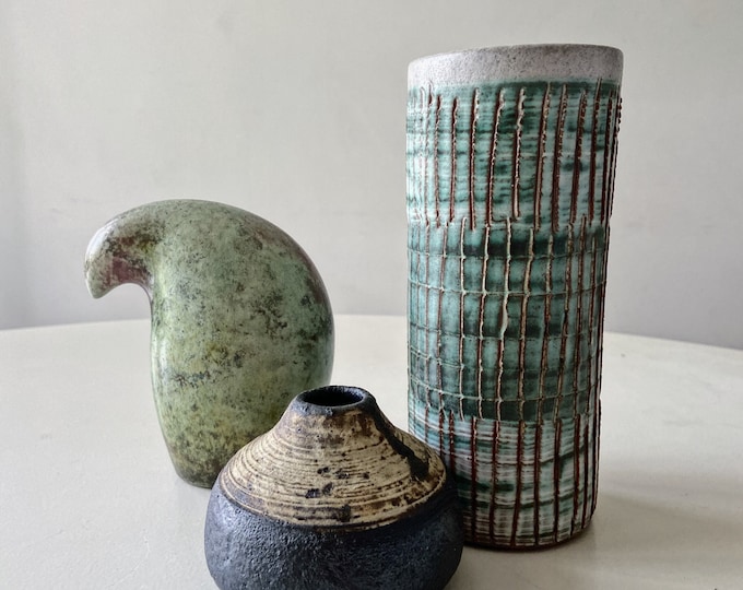 1940s Puerto Rico Pottery Vase by Hal Lasky Puerto Rican Pottery Corp ...