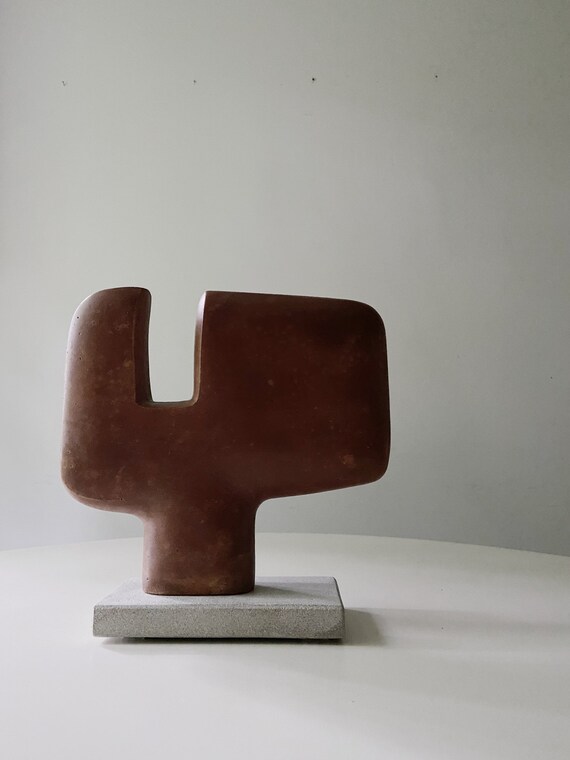 Postmodern Stone Sculpture Abstract Vintage Mid Century Dove | Etsy