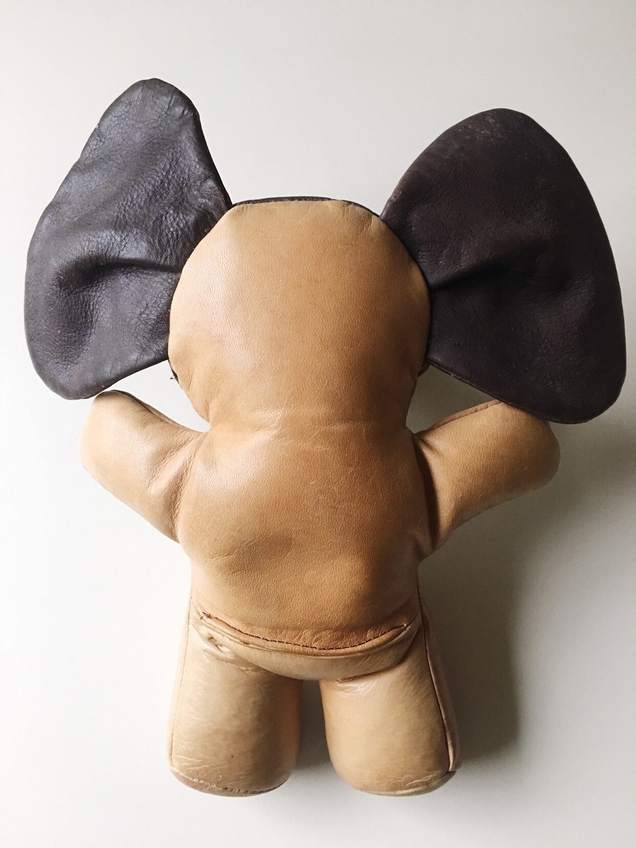 Vintage Mundi Brazil Leather Elephant Stuffed Doll - Etsy
