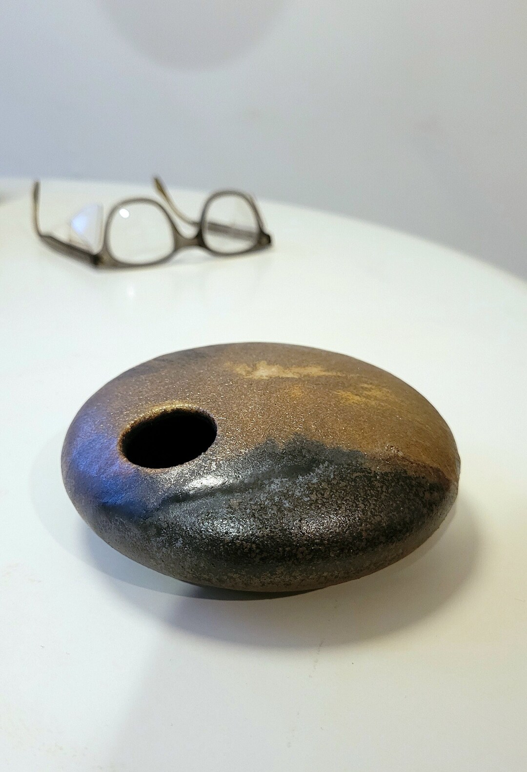 Small Orb Pottery Vase Vintage Handmade Midcentury Studio Planter ...