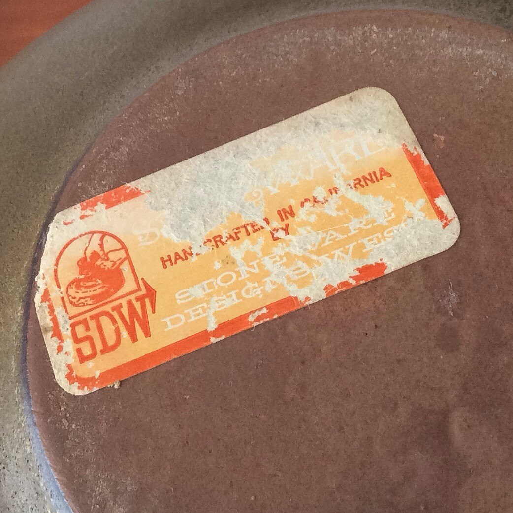 Large California Pottery Sphere Vase by SDW Designs West Raul Coronel ...