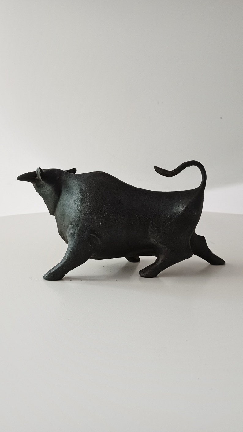 Vintage Iron Toro Bull Picasso Manner Figure Sculpture | Etsy