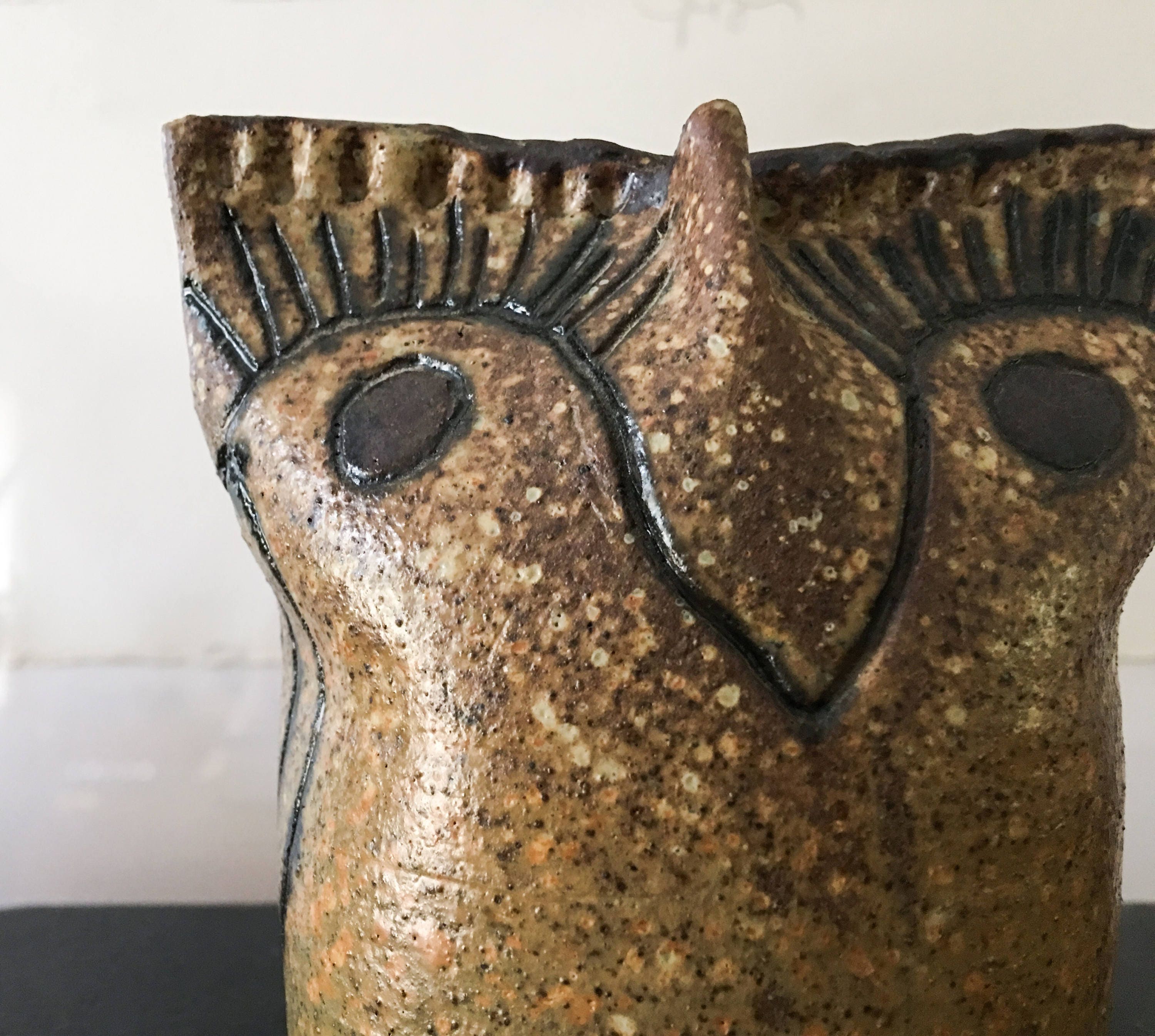Art & Collectibles Signed Studio Pottery Owl Fine Art Ceramics etna.com.pe