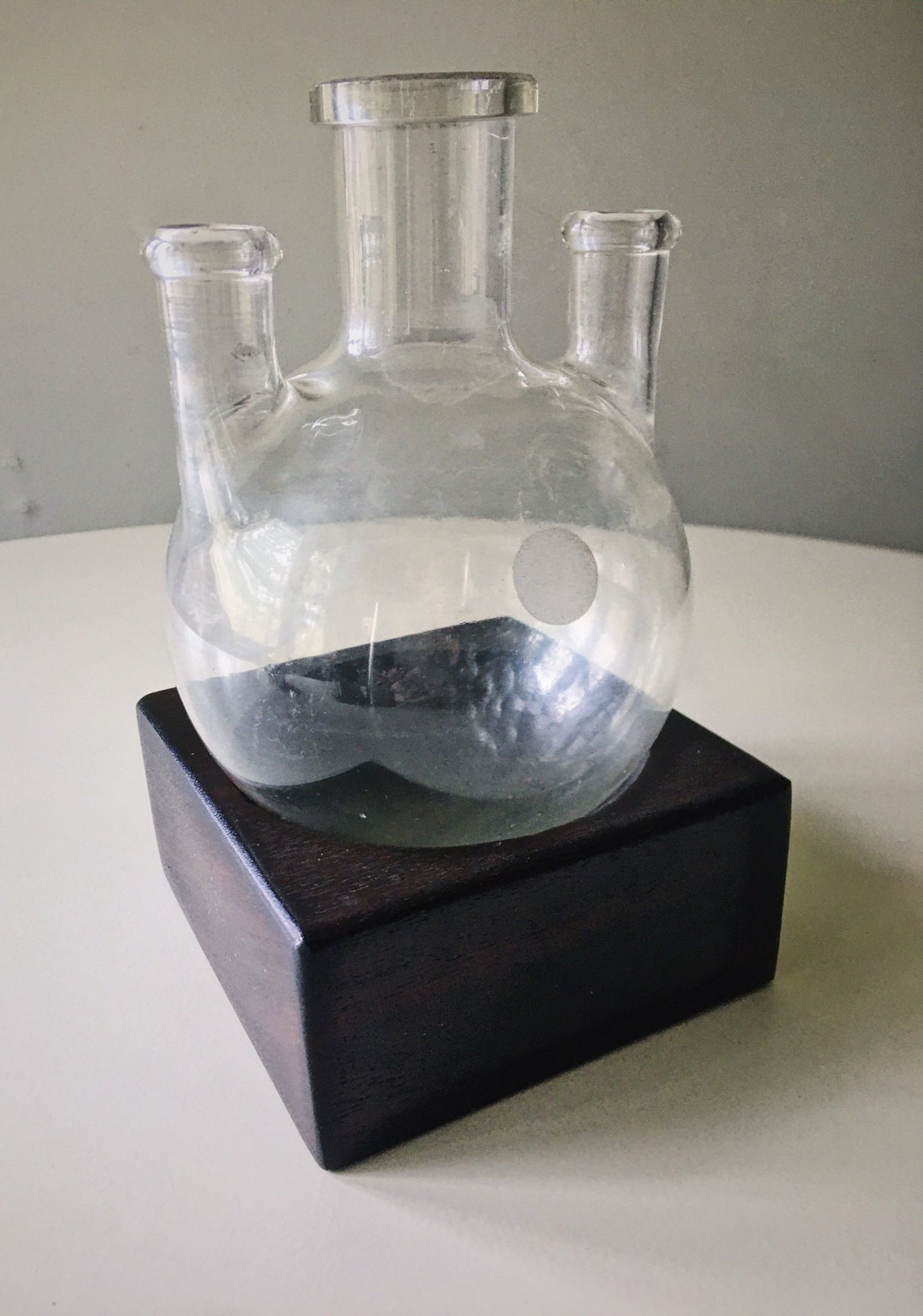 Antique Triple Beaker Amazing Patina Industrial Loft Kitchen Office ...