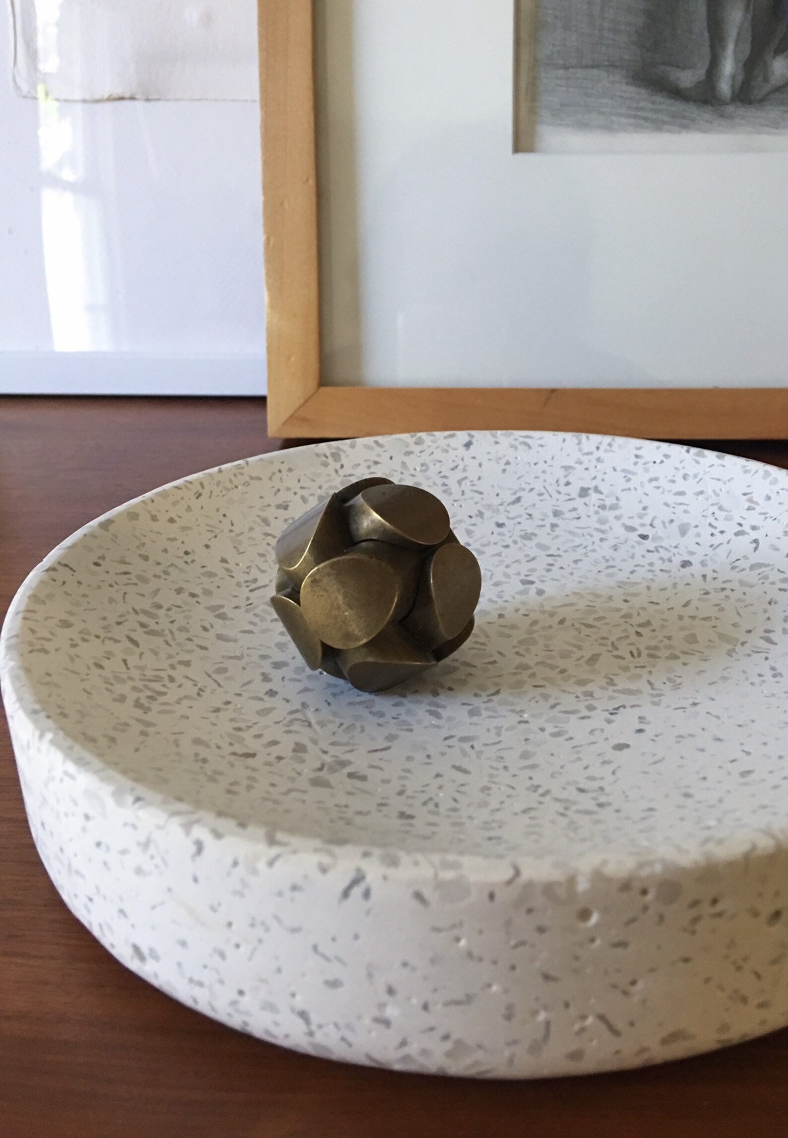 Brass Puzzle by Charles Perry Sculpture Signed 1960s - Etsy