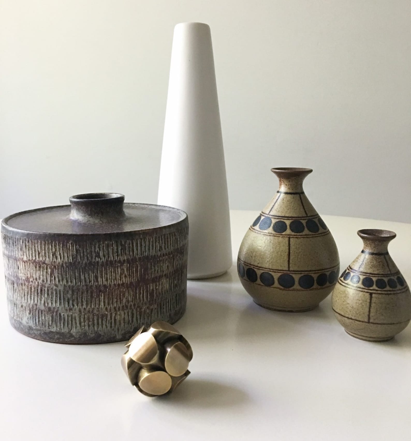 Brass Puzzle by Charles Perry Sculpture Signed 1960s - Etsy