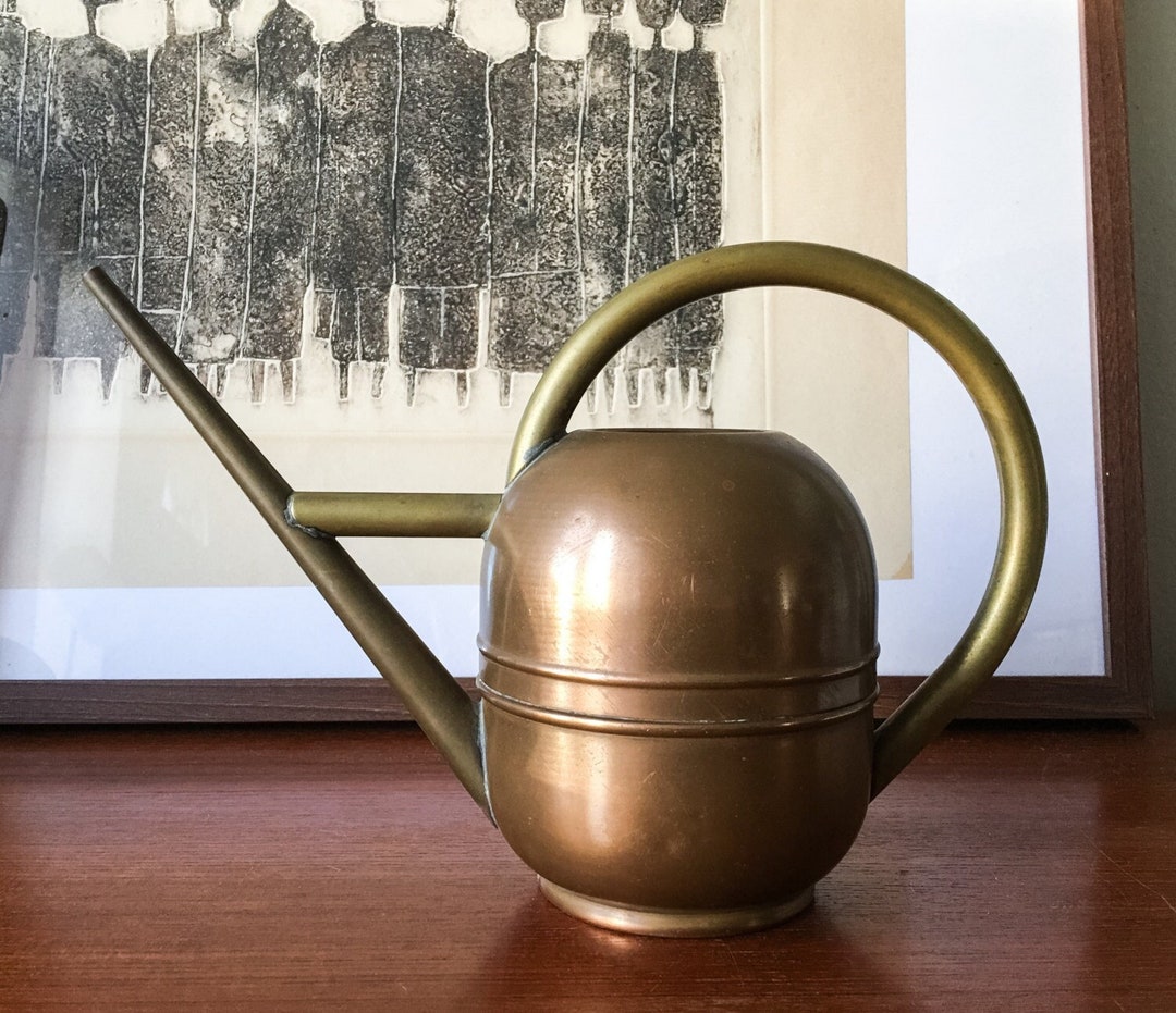 Ruth Gerth Art Deco Copper Watering Can - Chase Brass 1930s Design - Etsy